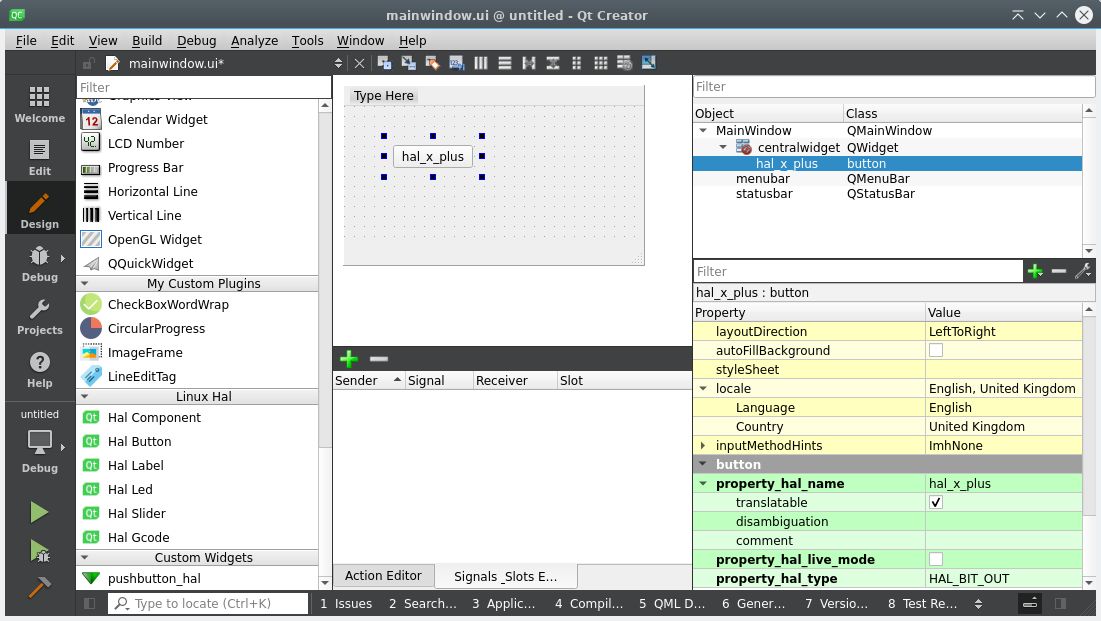 Drag and drop hal widgets announcement for qt designer. Wtf is live ...