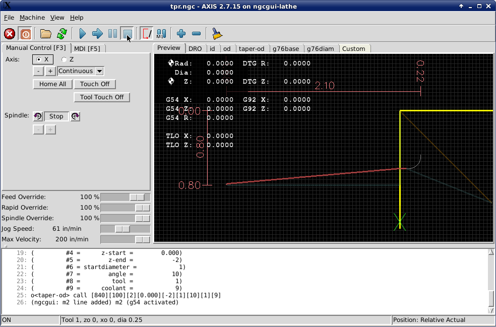 ngcgui not implement correctly - LinuxCNC
