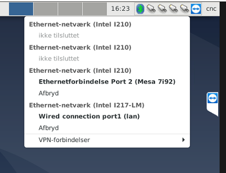 Network issue - LinuxCNC